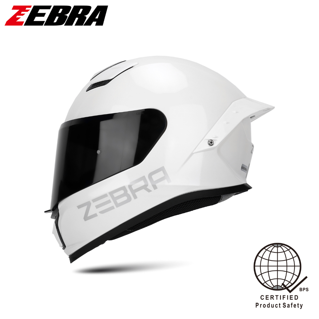 ZEBRA FF655 Full face helmet single visor for Motorcycle men and women ...