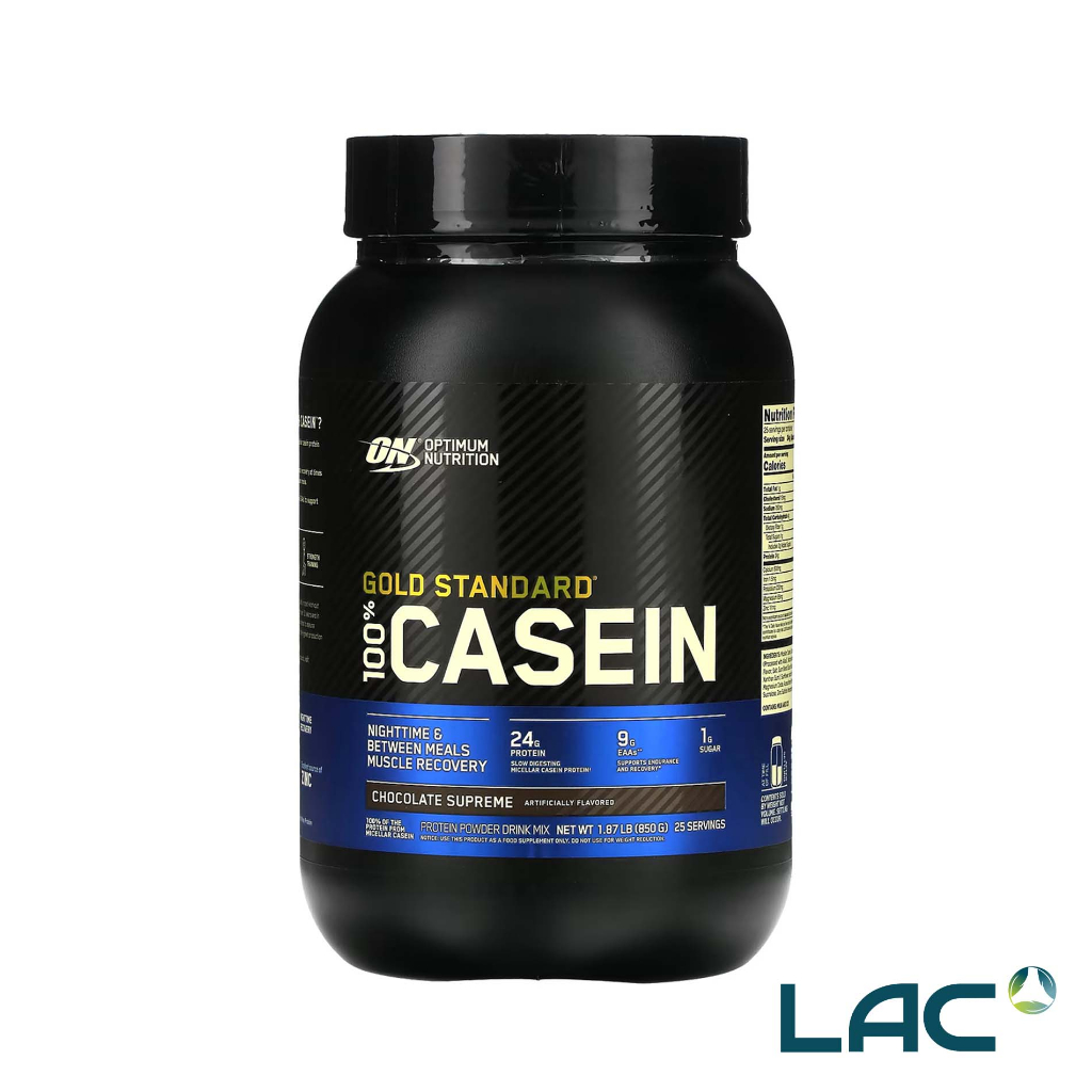 ON 100% Gold Standard Casein Chocolate Supreme 2lb (Consume within ...