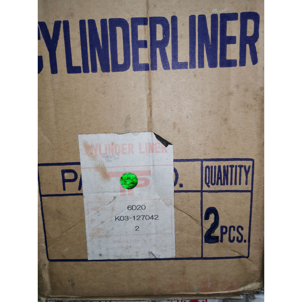 TP Cylinder Liner for MITSUBISHI 6D20 (K03-127042) (0530F) | Shopee ...