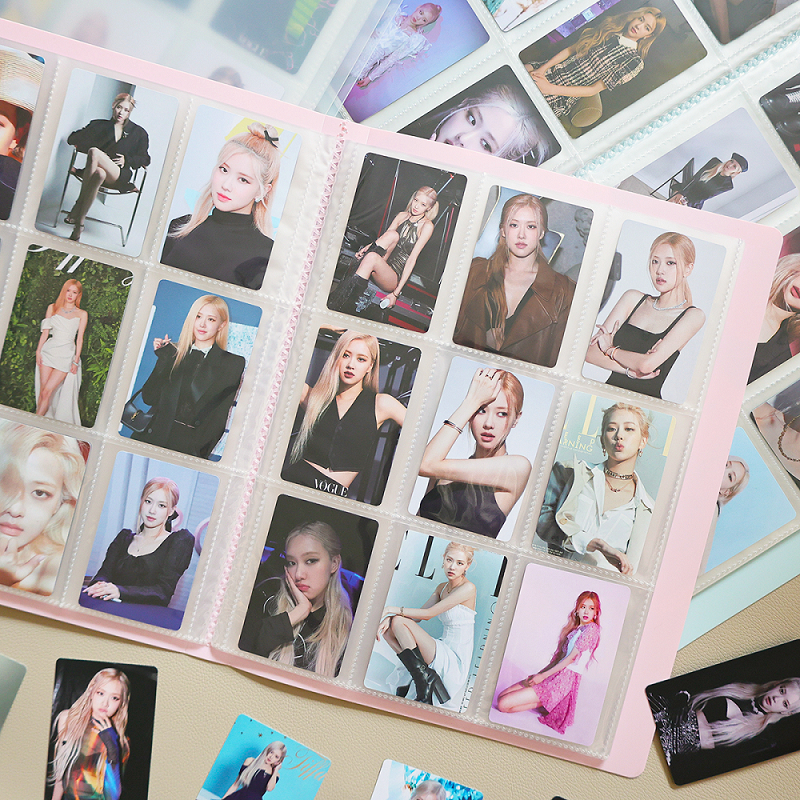 Cute cartoon lomo small card storage book/jiugong grid Polaroid storage ...