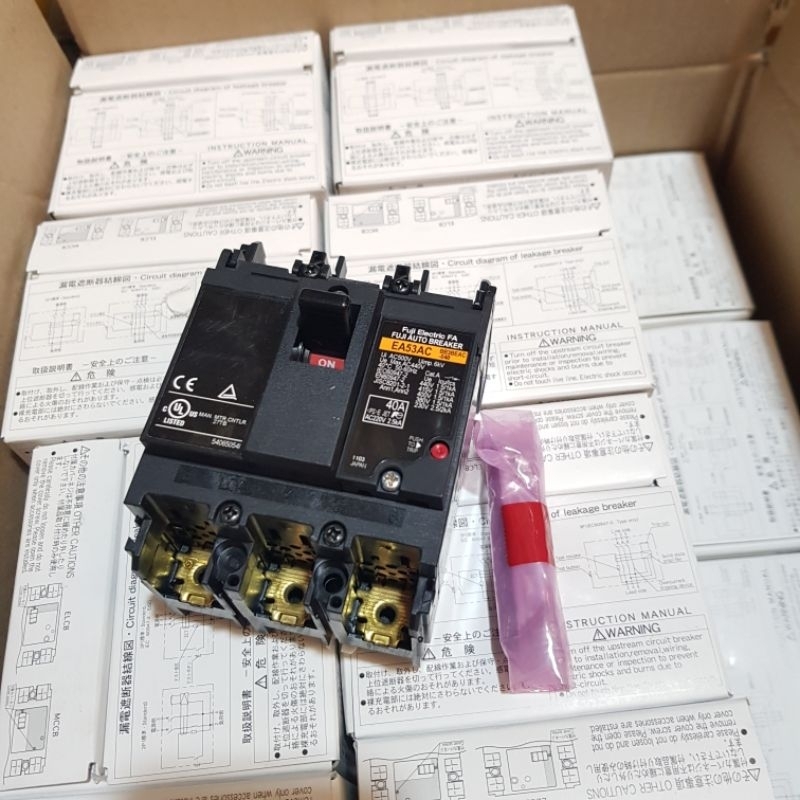 Circuit Breaker 3pole 40A MCCB EA53AC FUJI(Original Made in Japan ...