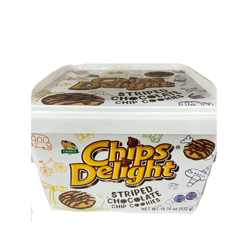 FIBISCO CHIPS DELIGHT AND CHOCOLATE CHIP COOKIES TUB | Shopee Philippines