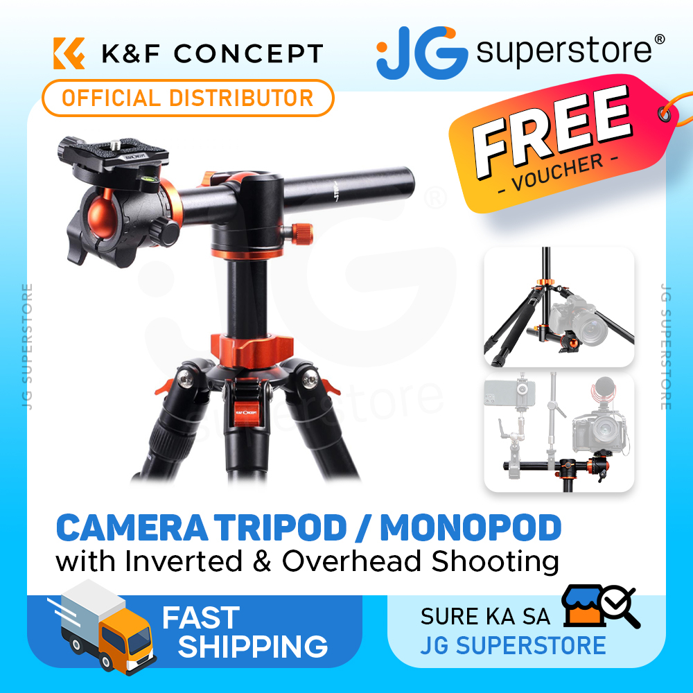 K&F Concept KF09 Series 2-in-1 Multifunction Camera Tripod Monopod Accessories 67"/1.7m | KF09 ...