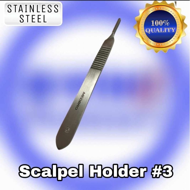 Scalpel Holder #3 and #4 (stainless) | Shopee Philippines