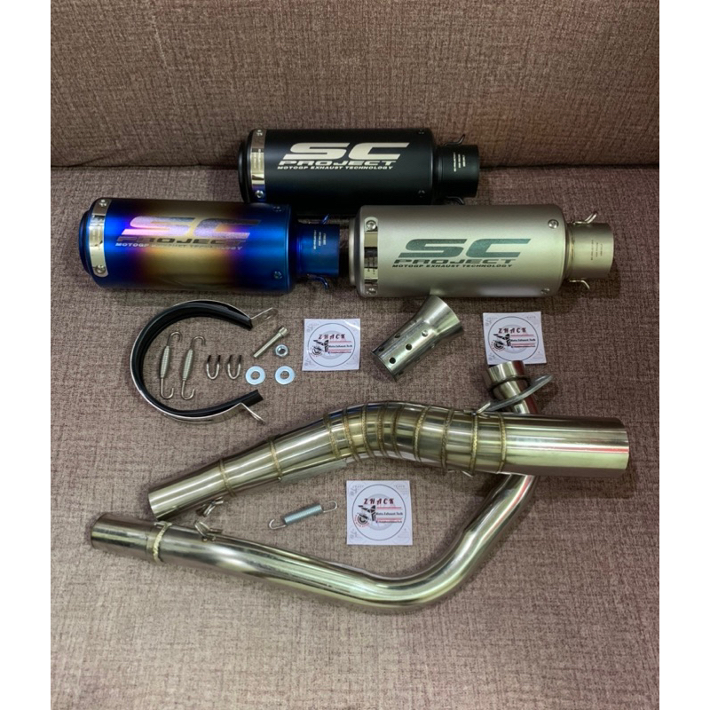 SNIPER 150 V1/V2 & 155/155R (FULL SYSTEM SET) SC PROJECT CRT MOTO GP ...