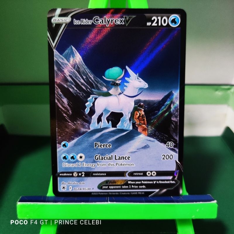 Pokemon TCG - Ice Rider Calyrex V TG | Shopee Philippines