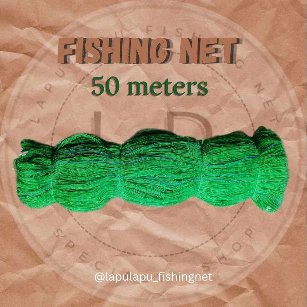 Fishing Net (50 meters) 12ft, 9ft, 7ft, 6ft | Shopee Philippines