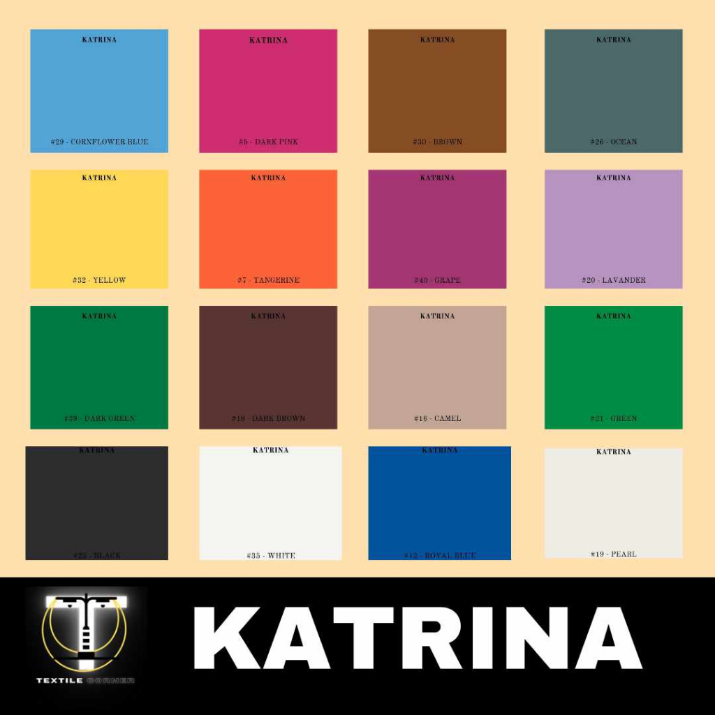TEXTILE CORNER PH KATRINA (FABRIC PER YARD) | Shopee Philippines