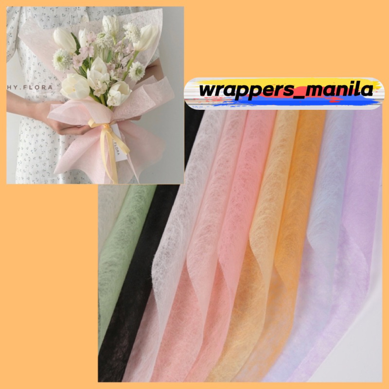 15pcs per Pack Silk Fabric Wrappers Flower Bouquet Packaging Materials ...