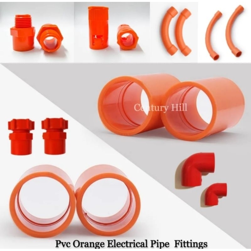 ORANGE FITTINGS|High Quality PVC Orange Electrical Fittings(1/2", 3/4 ...