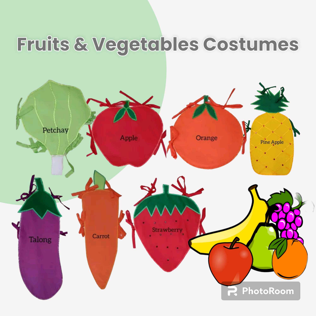 DO SS'S NEW NUTRITION MONTH FRUITS AND VEGGIES COSTUMES | Shopee Philippines