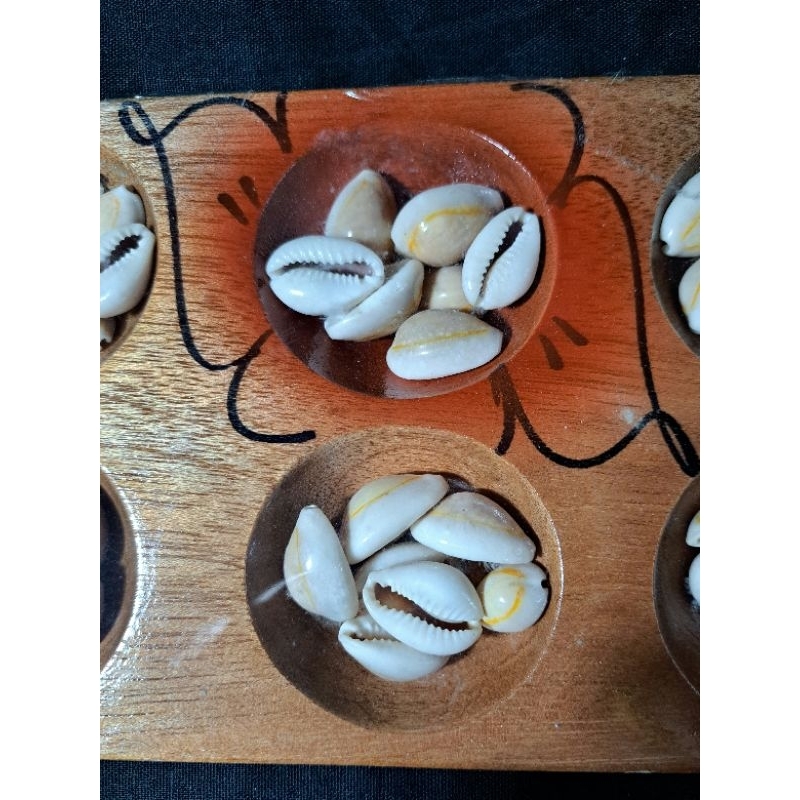 Sungka w/ Shells ~ Sigay ( Large Size: 27" ) | Traditional SUNGKAAN ...