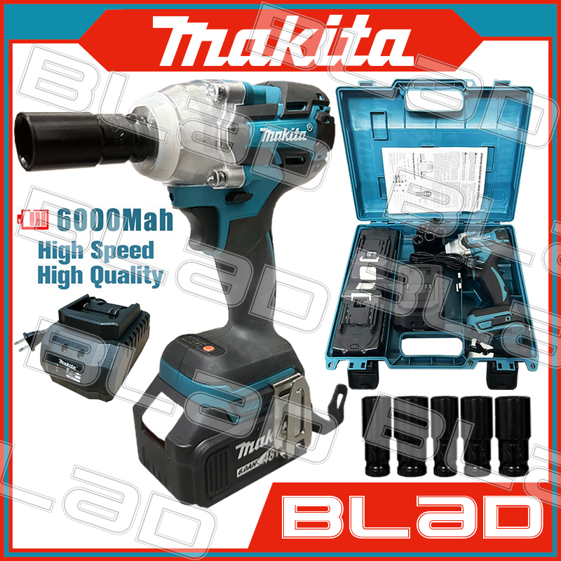 Makita Electric Impact Wrench Cordless Brushless Electric Ratchet 6.0Ah ...