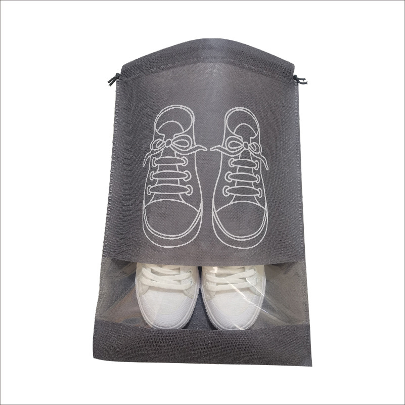 50Pcs Shoe Bag with Drawcord Shoe Dust Covers Non-woven Shoe Storage ...