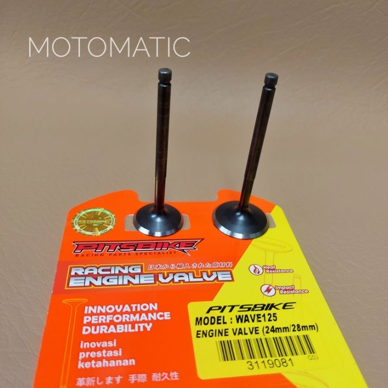 WAVE, RS, XRM 125 carb | Pitsbike Engine Valve (STOCK SIZE & BIG VALVE ...