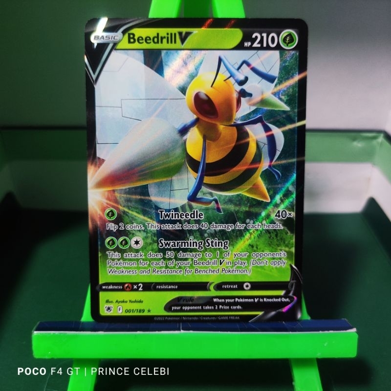 Pokemon TCG - Beedrill V | Shopee Philippines