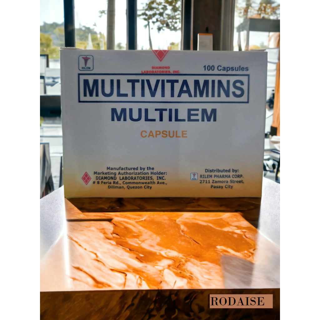 Multivitamins MULTILEM Capsule 100's | Shopee Philippines