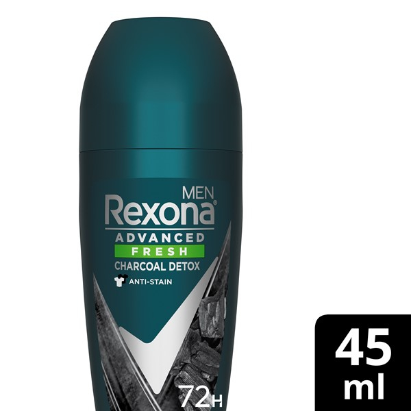 Rexona Men Roll-On Natural Fresh Charcoal Detox 45Ml | Shopee Philippines
