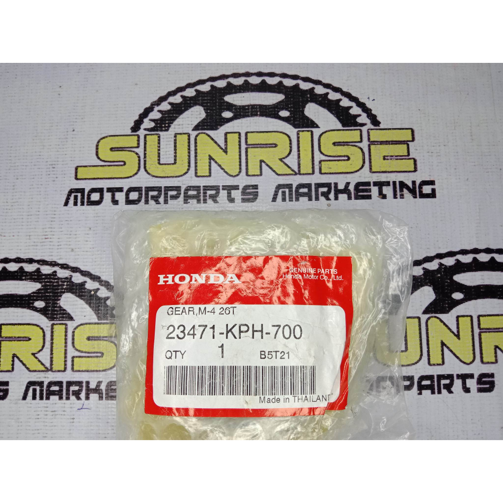 23471-KPH-700 HONDA GENUINE GEAR, M-4(26T) | Shopee Philippines