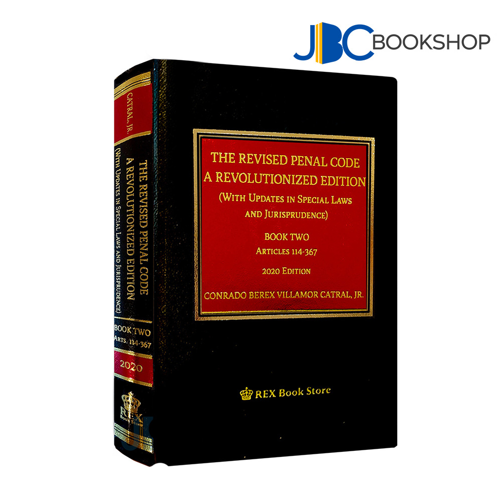 Book 2 The Revised Penal Code A Revolutionized Edition 2020 By Catral