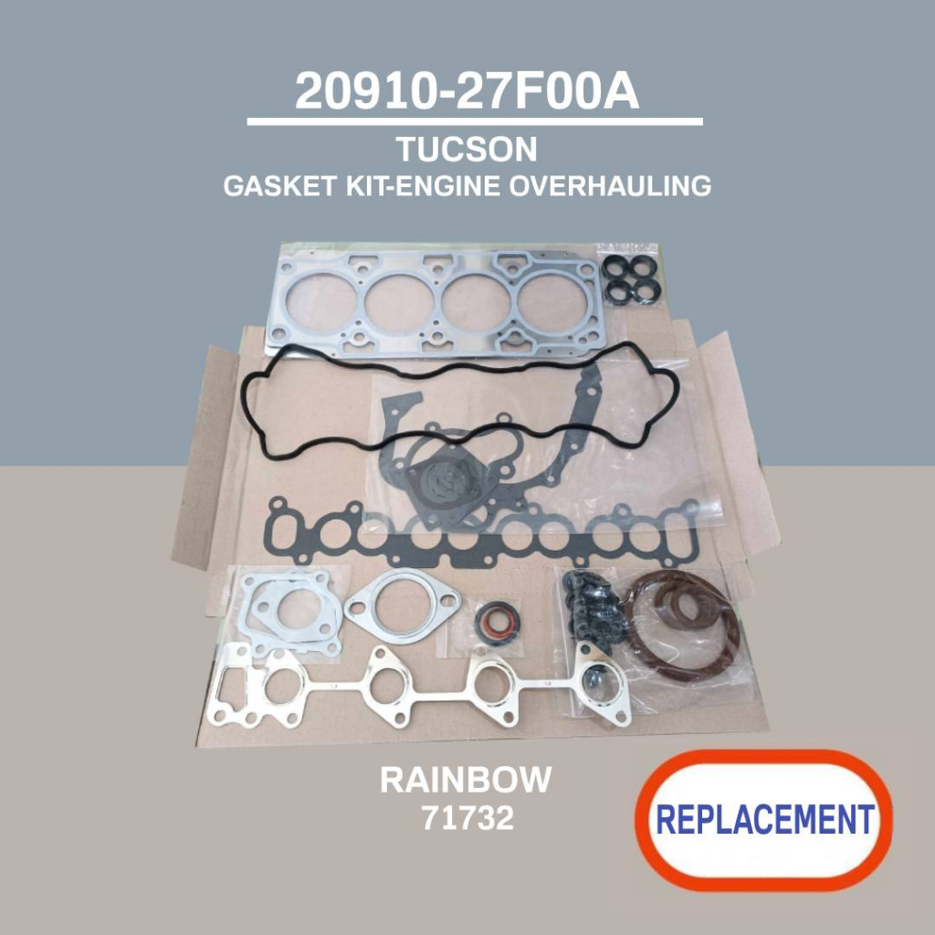 GASKET KIT-ENGINE OVERHAULING for HYUNDAI TUCSON [REPLACEMENT]Part ...