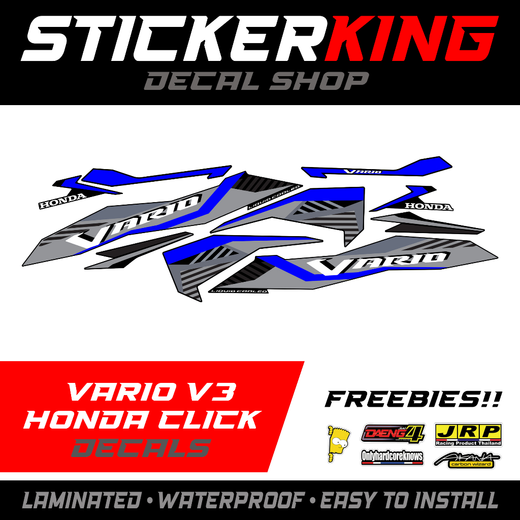 VARIO V3 DECALS (LAMINATED QUALITY PRINT) | Shopee Philippines
