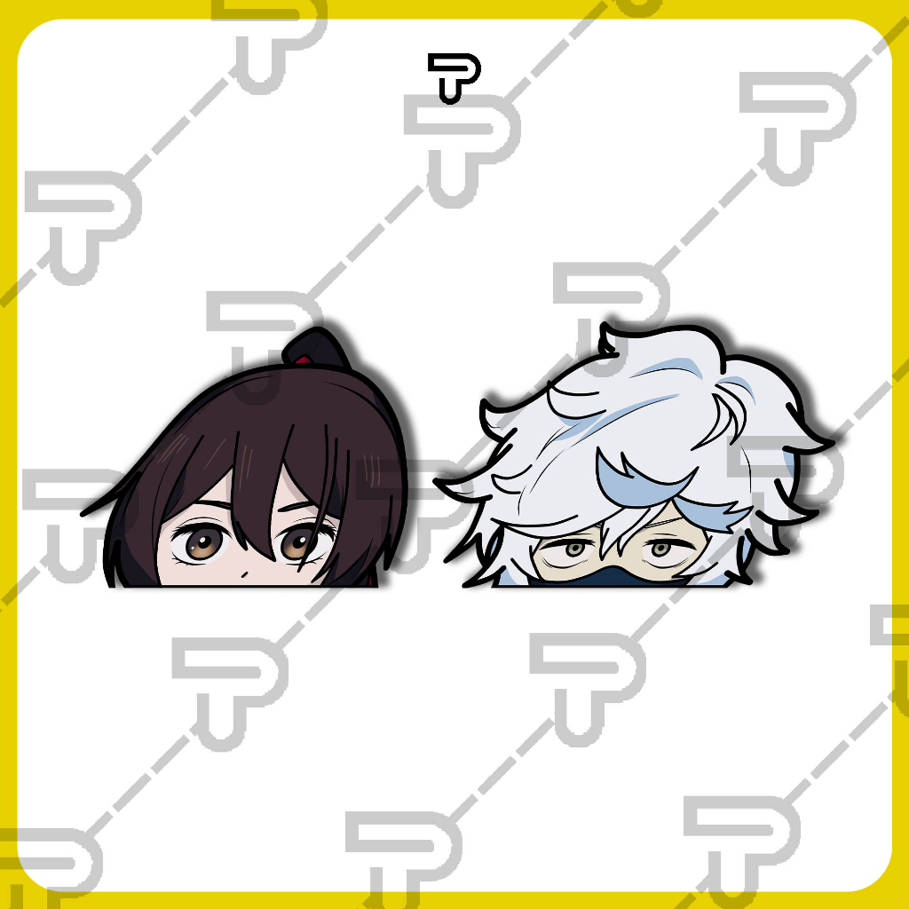 Hells Paradise | Gabimaru | Vinyl Peeker Sticker | Waterproof ...