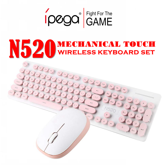 Ipega N520 Mechanical Touch Wireless Keyboard And Mouse SET | Shopee ...