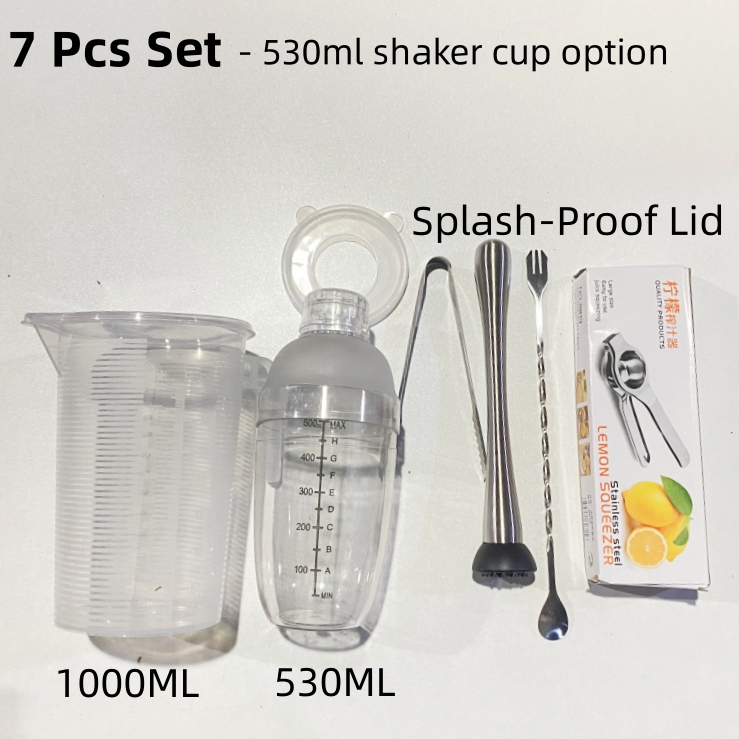 Milk Tea Fruit Tea Making Tools Set-Shaker, Stirrer, Strainer, Ice ...