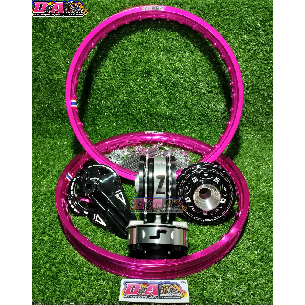 RIM SET 17s YASAKI LIGHTEN HUB SET (ARIETTE) GEAR TYPE FOR HONDA WAVE ...