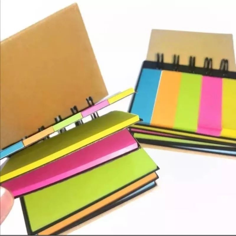 Squared Top Spiral Sticky Note Set. | Shopee Philippines