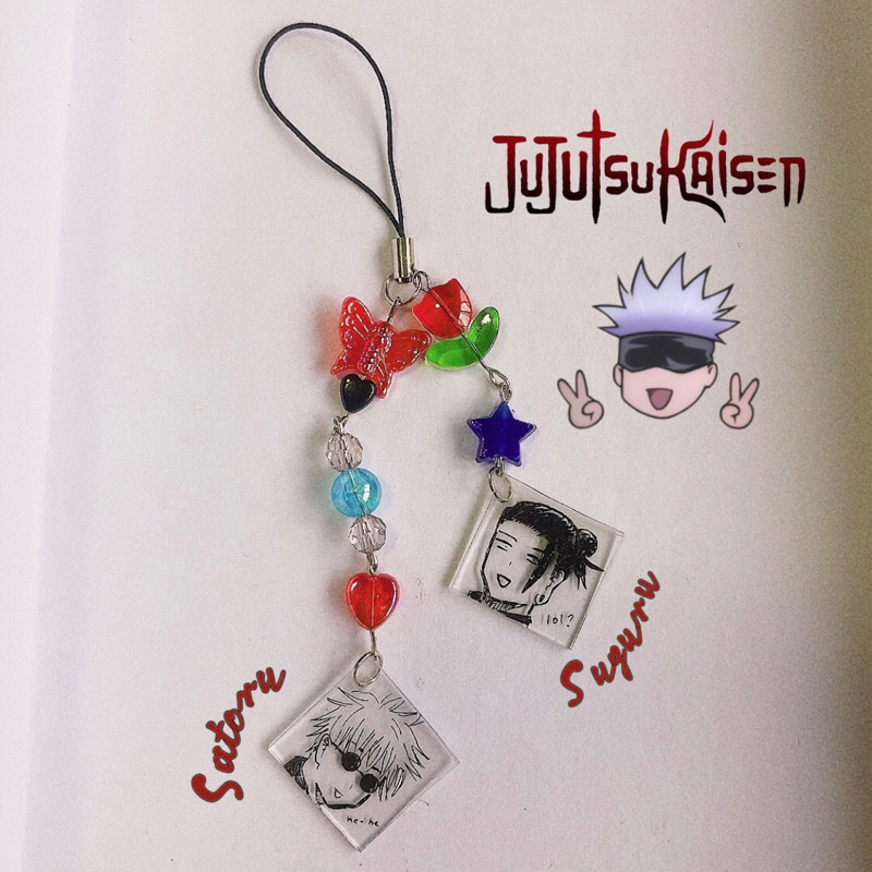 Anime Inspired Phone Charms Part 1| Jujutsu kaisen Haikyu Onepiece ...