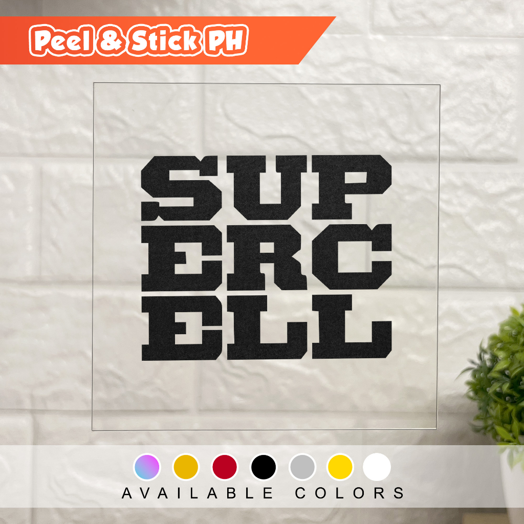 Supercell Logo Vinyl Decal Stickers for Cars, Laptops, Motorcycle ...
