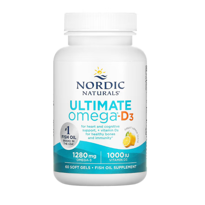 Nordic Naturals, Ultimate Omega-D3, Lemon, 640 mg | Shopee Philippines