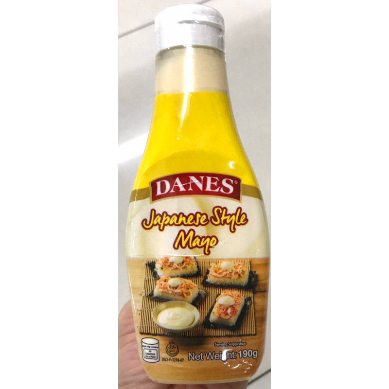 Danes Japanese Style Mayo 190g Mayonnaise For Salad, Dip, Sandwich ...
