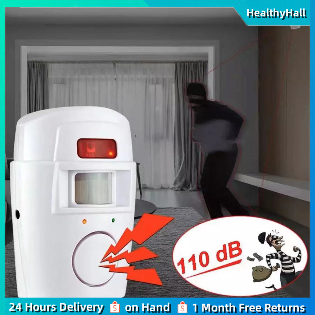 Wireless Infrared Motion Sensor Alarm Home Security Garage Wireless ...