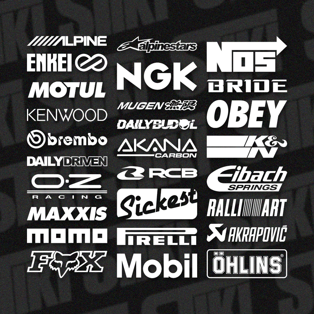 Cut out Set 2 Vinyl Sticker WATERPROOF | Shopee Philippines