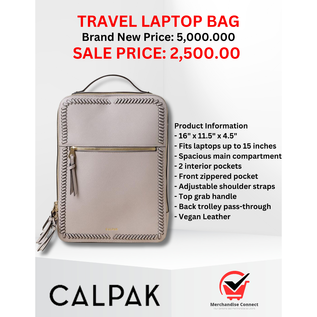 CALPAK Laptop Bag | Travel Bag Brand New | Shopee Philippines