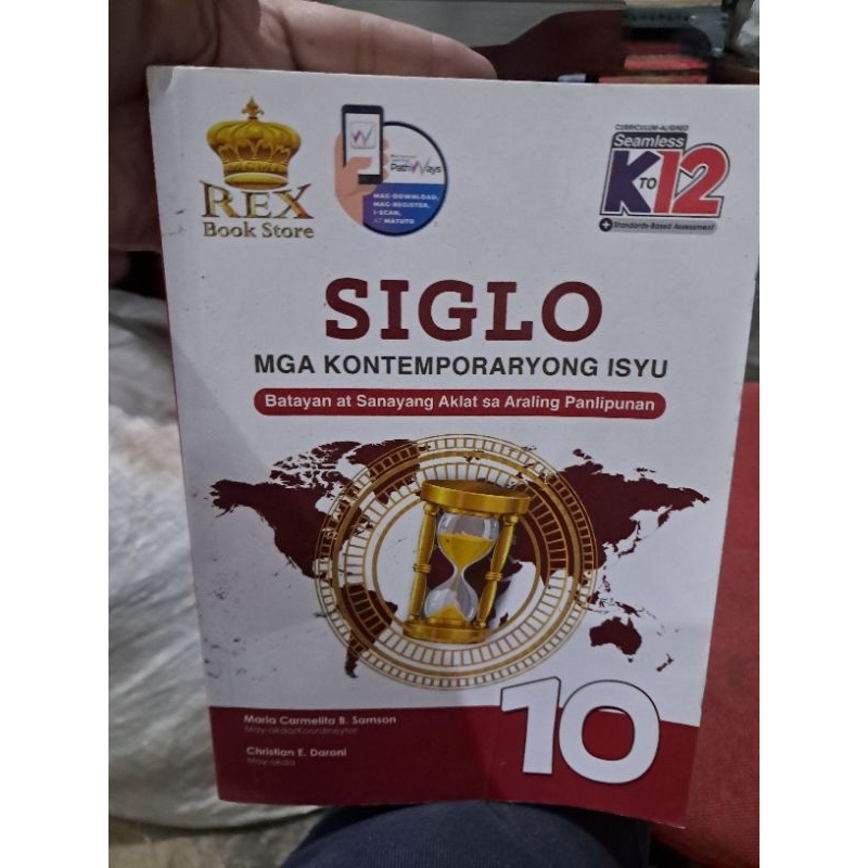 Siglo Mga Kontemporaryong Isyu Grade 10 Kasaysayan ng Daigdig Grade 8 ... Siglo Mga Kontemporaryong Isyu Grade 10 Kasaysayan ng Daigdig Grade 8 ...