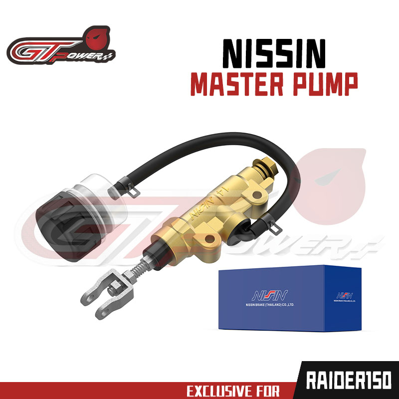 NISSIN REAR MASTER PUMP UNIVERSAL XRM / RAIDER150 GOLD REAR BRAKE ...