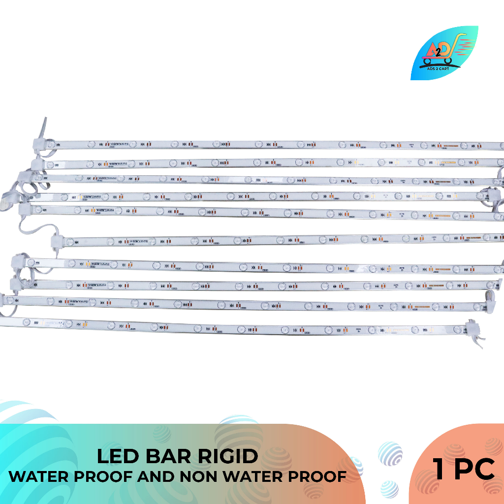 ADS Strip Bar Rigid LED Lights 12v 12w 1meter 10,000Kelvin Non ...