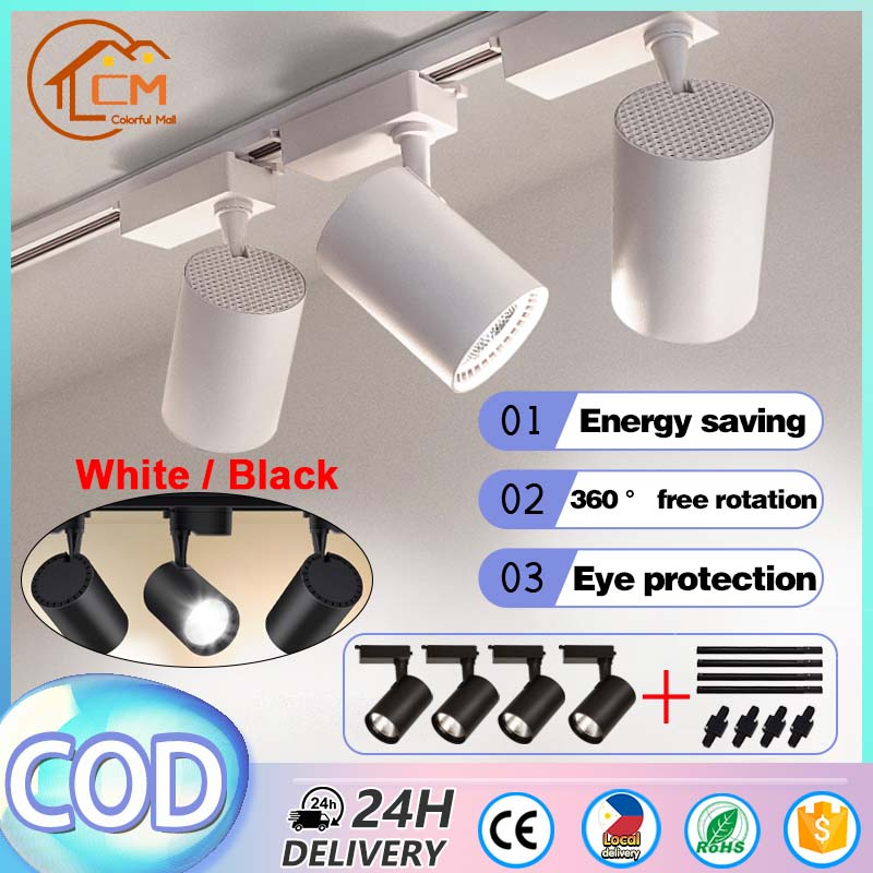 CM Track Light Complete Set Cob Ceiling Spotlight Rail Light Clothing ...