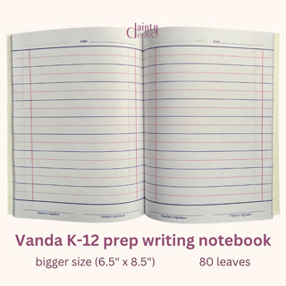 Vanda K-12 Writing notebook - Prep and Grade 1 - 3 | Shopee Philippines