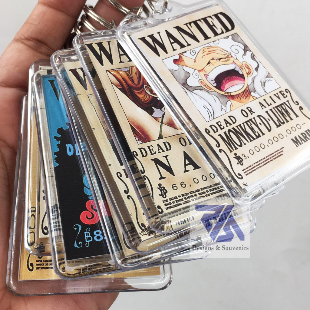 Acrylic Keychain Onepiece Design Back to back print | Shopee Philippines