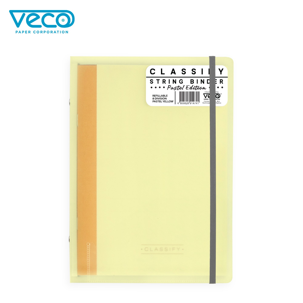 Veco Paper Classify String Binder Pastel Edition 8D (1pc) | Shopee ...
