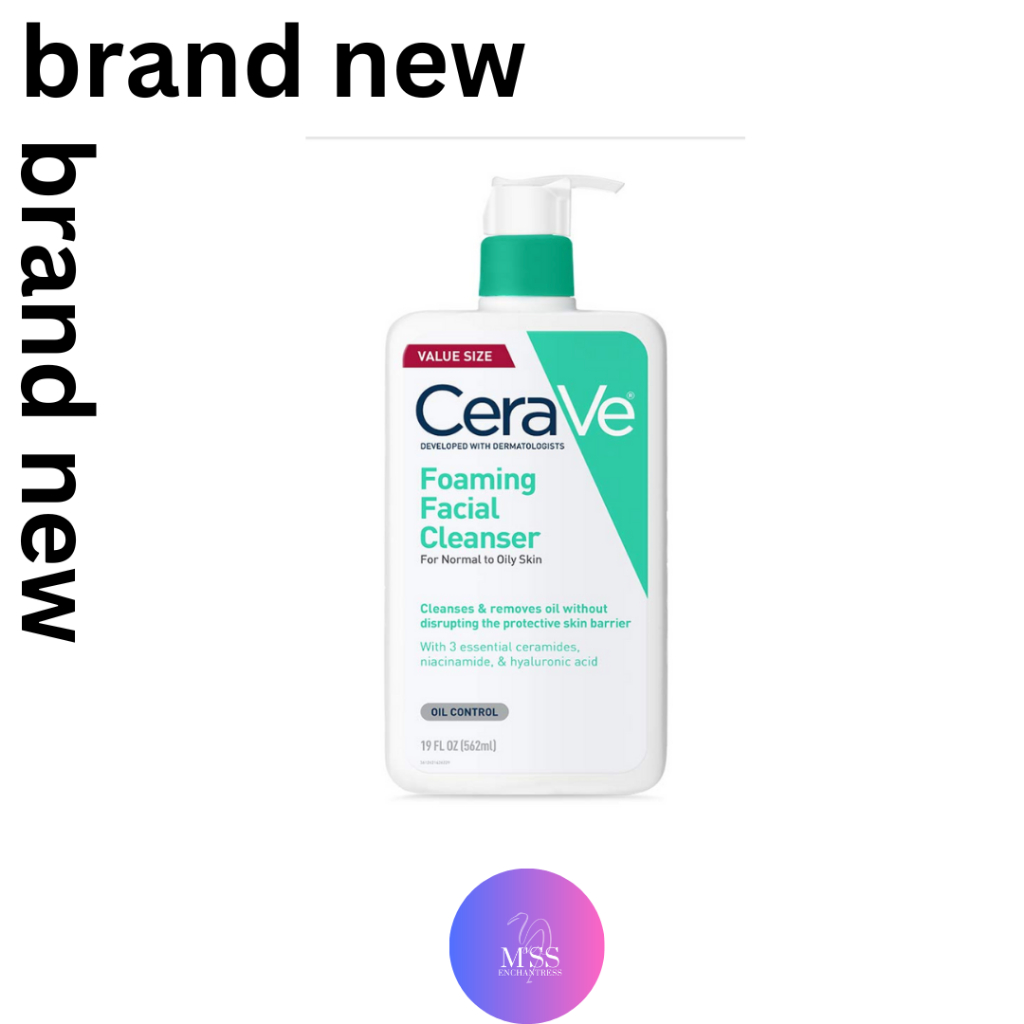 BRAND NEW!!! Cerave Foaming Facial Cleanser 12 FL Oz (355ml) | Shopee ...