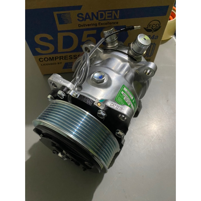 Sanden Compressor 508 / 507 / 505 RUI Brand AC Compressor | Shopee ...