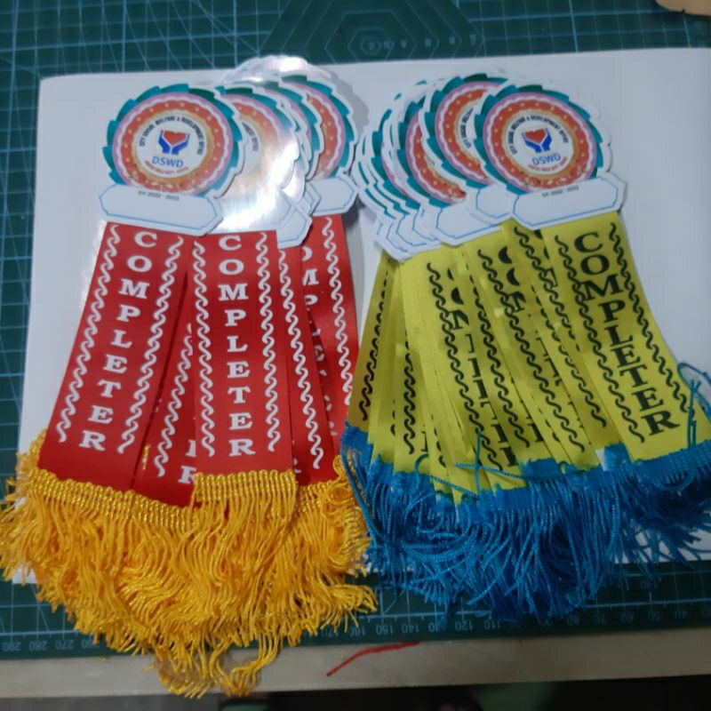 CUSTOMIZE RIBBON AWARD for recognition, graduation etc | Shopee Philippines