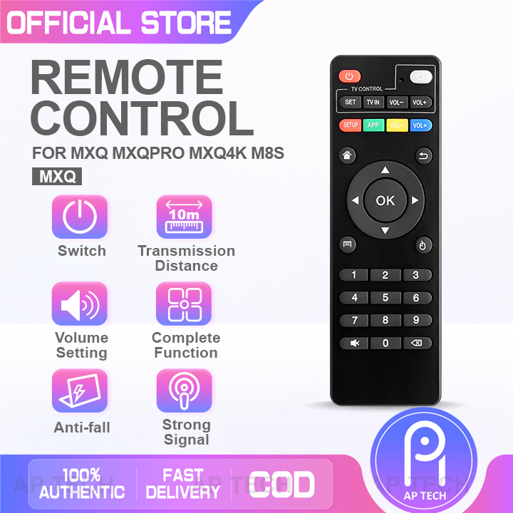 AVIDUS MXQ Android TV Box Universal Remote Control for MXQ MXQPRO MXQ4K ...