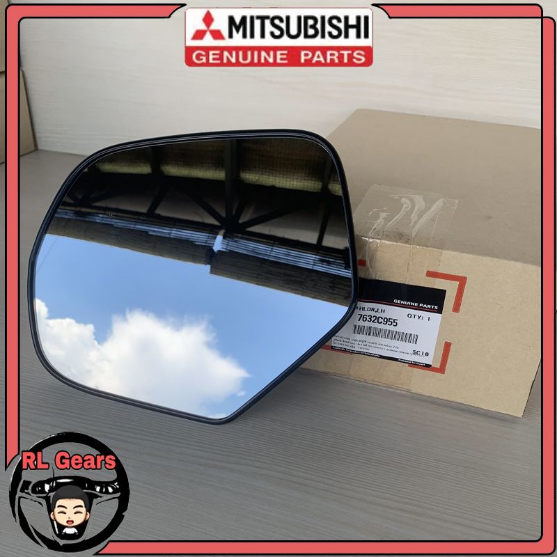 Genuine Mitsubishi Side Mirror Lens LEFT Montero 2016-2023 7632C955 ...